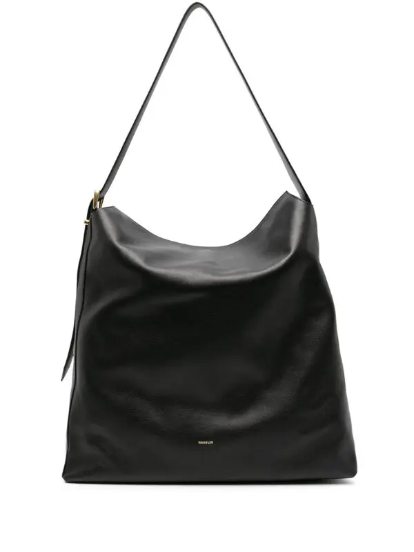 WANDLER Marli Leather Tote Bag - Black