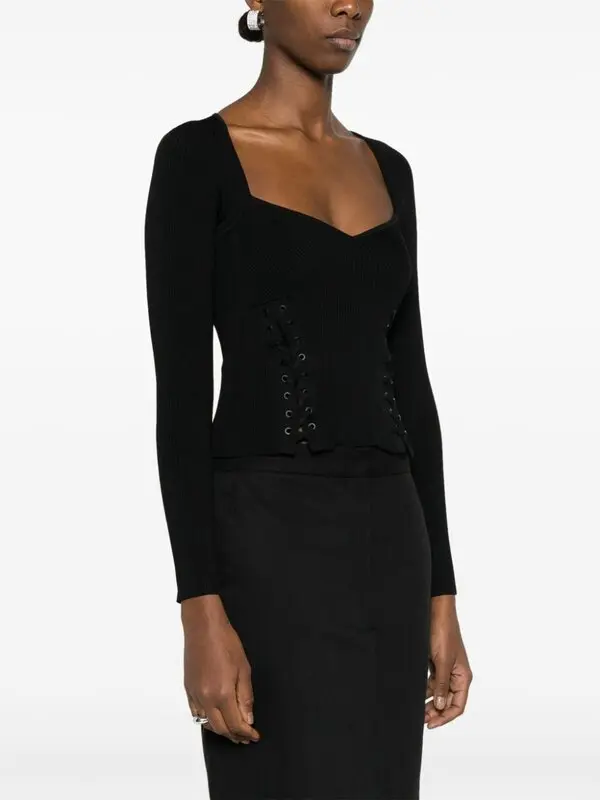 Simkhai Daphane Sweetheart-neck Top