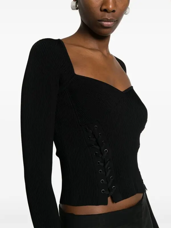 Simkhai Daphane Sweetheart-neck Top
