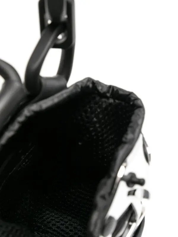 INNERRAUM Chain-link Panelled Mini Bag - Black