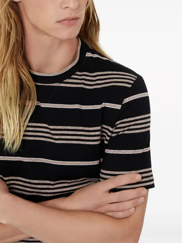 Brunello Cucinelli Striped Cotton T-shirt