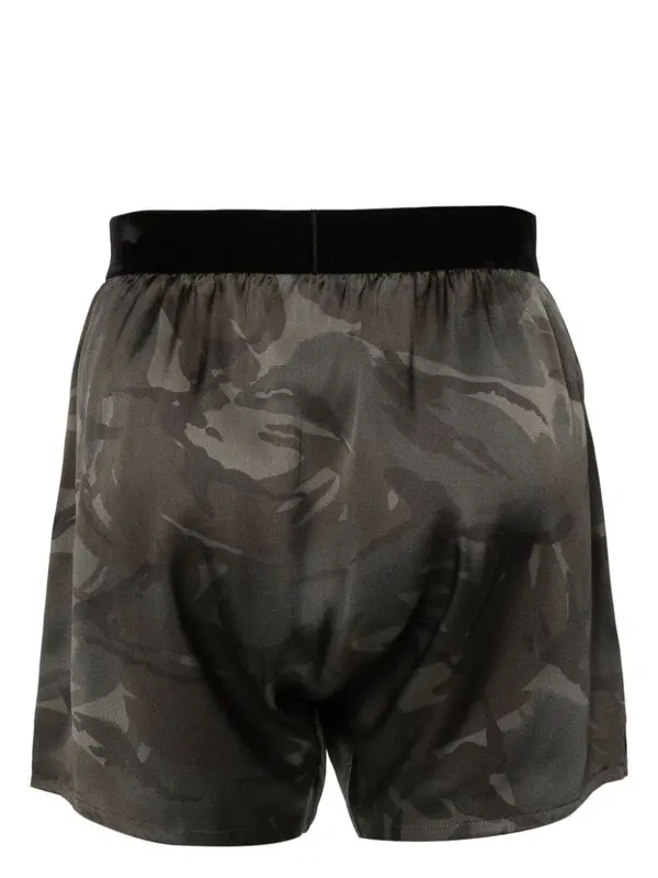 TOM FORD Camouflage-pattern Silk Boxer Briefs