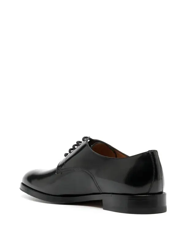 Moreschi Almond-toe Leather Derby Shoes
