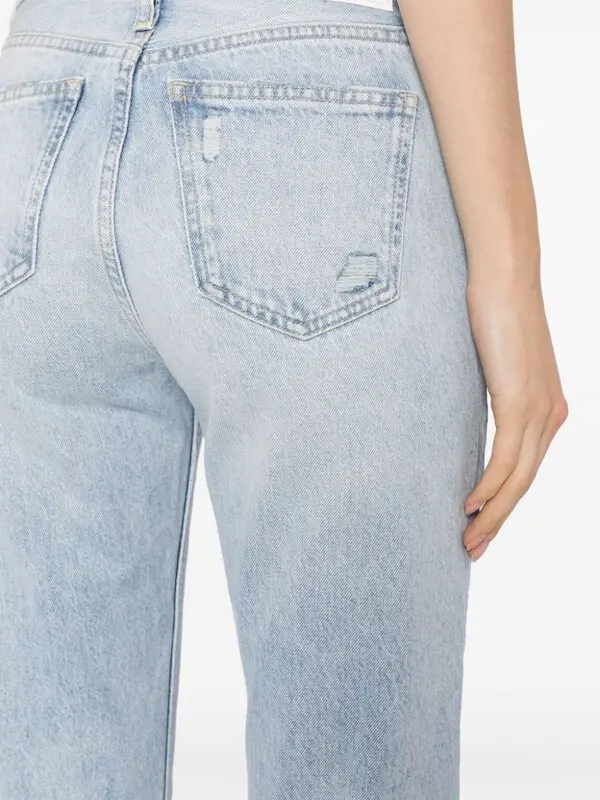 Calvin Klein Ripped Detail Bootcut Jeans