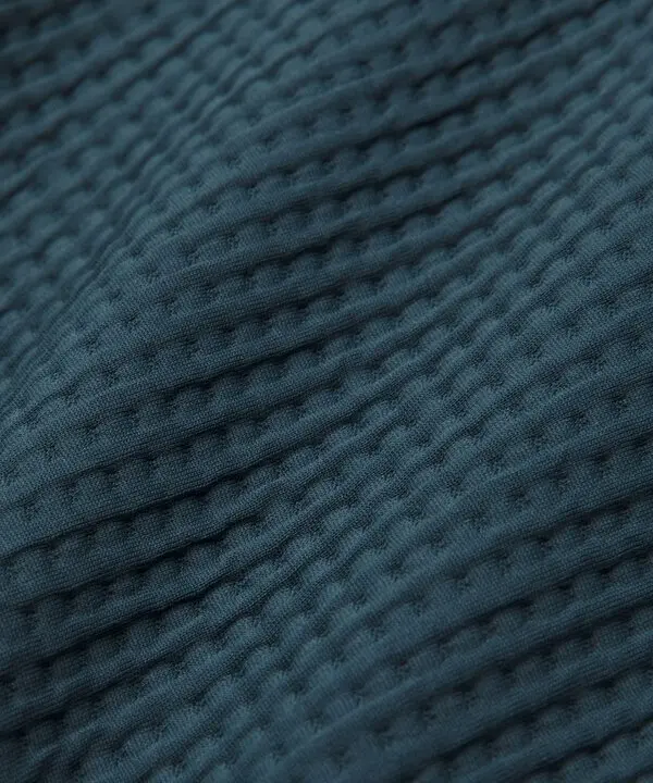 Lululemon Waffle-knit Half Zip - Indochine Blue
