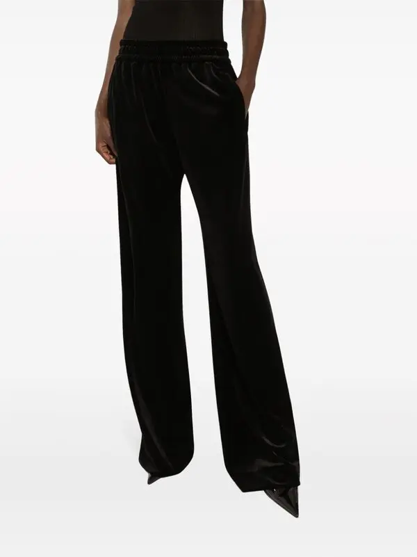 Dolce & Gabbana Velvet Elasticated Trousers