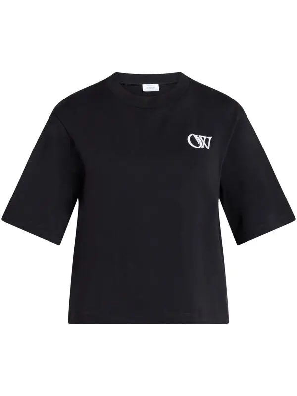 Off-White Off Stamp Crop T-shirt