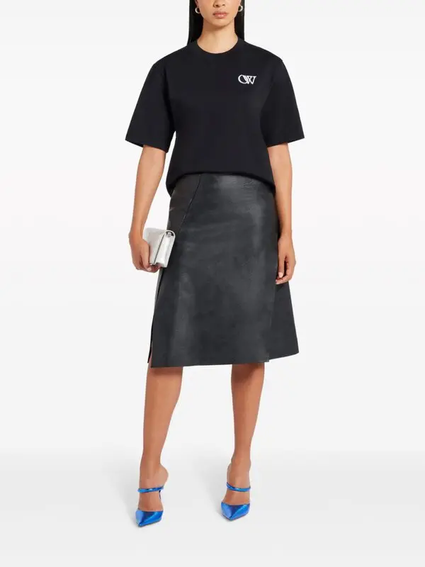 Off-White Off Stamp Crop T-shirt
