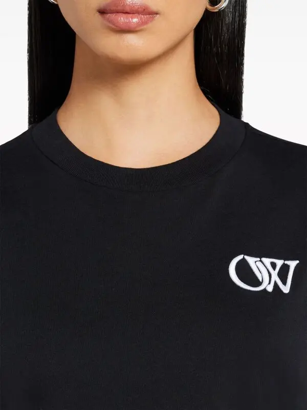Off-White Off Stamp Crop T-shirt