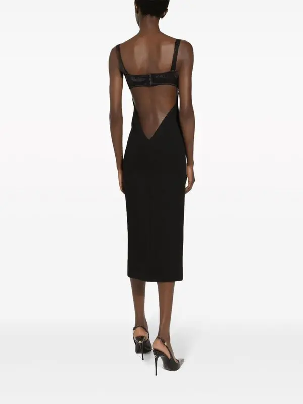 Dolce & Gabbana Bustier Midi Dress