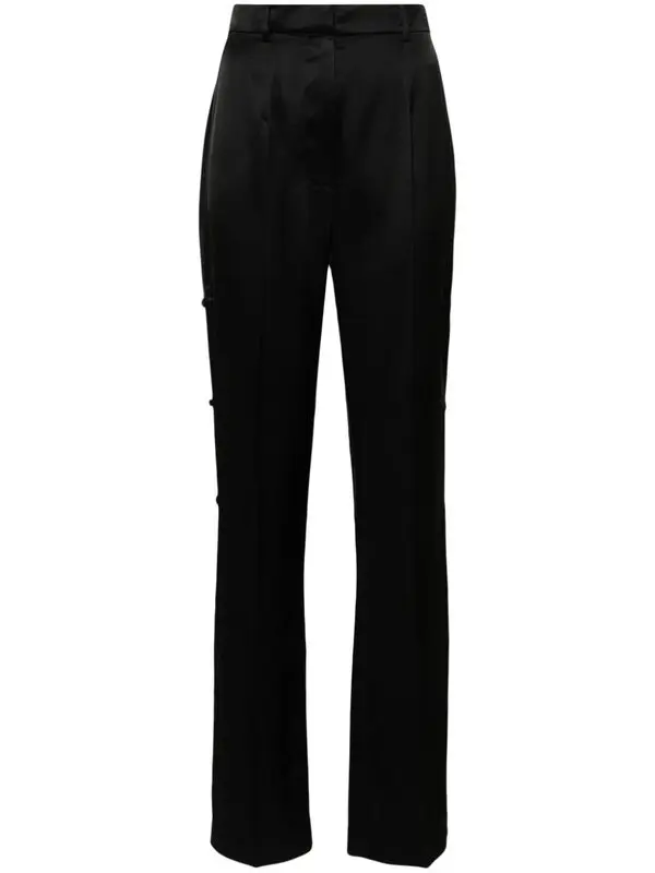 Nanushka Felina Straight-leg Trousers - Black