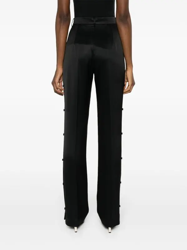 Nanushka Felina Straight-leg Trousers - Black