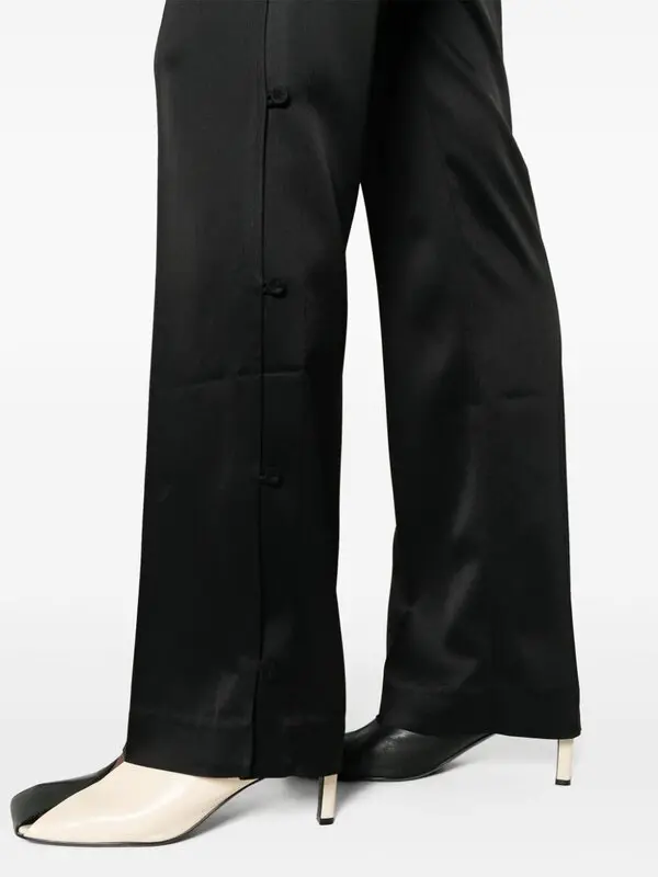 Nanushka Felina Straight-leg Trousers - Black