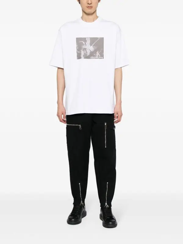 Calvin Klein Logo-print Short-sleeve T-shirt