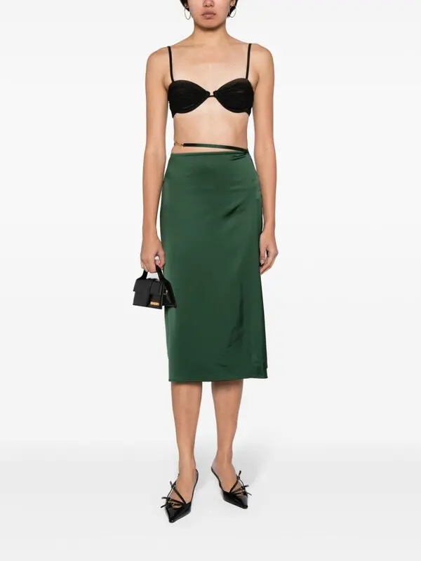 Jacquemus La Jupe Notte Midi Skirt - Green