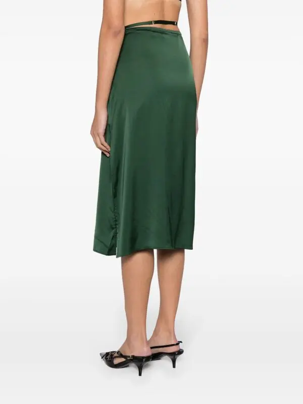 Jacquemus La Jupe Notte Midi Skirt - Green