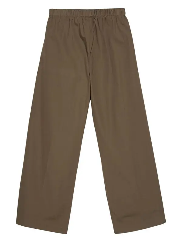 Aspesi Poplin Wide-leg Trousers - Brown