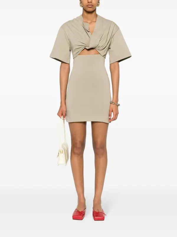 Jacquemus La Robe T-shirt Bahia Minidress - Neutrals