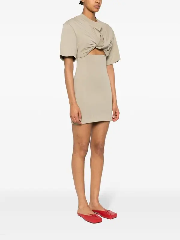 Jacquemus La Robe T-shirt Bahia Minidress - Neutrals