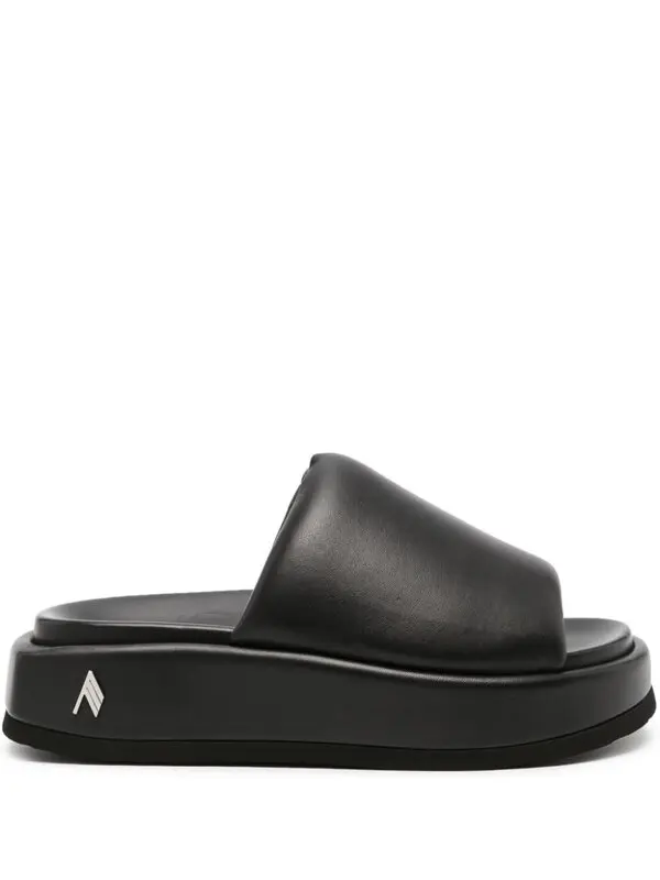 Attico Mia Platform Leather Slides