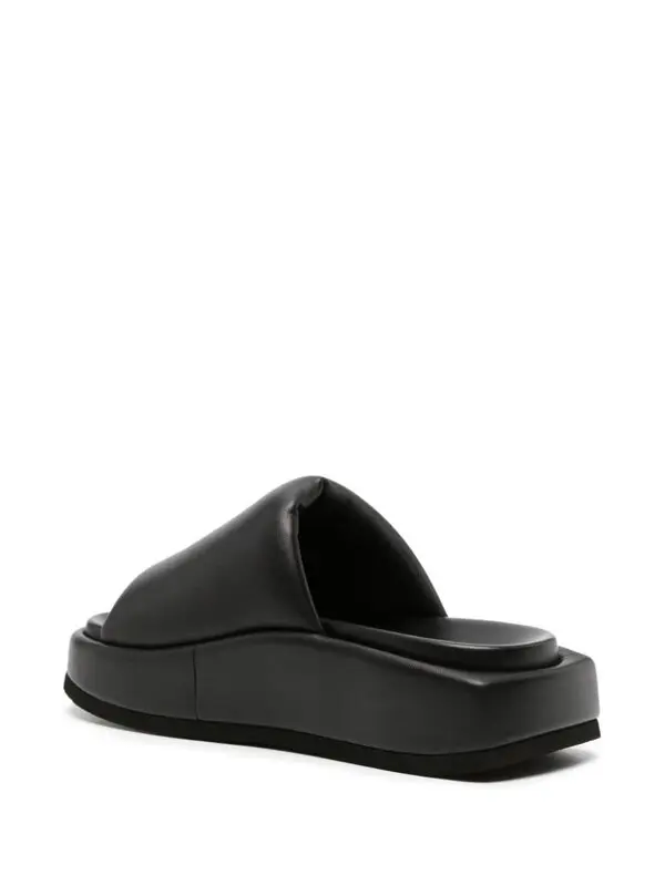 Attico Mia Platform Leather Slides