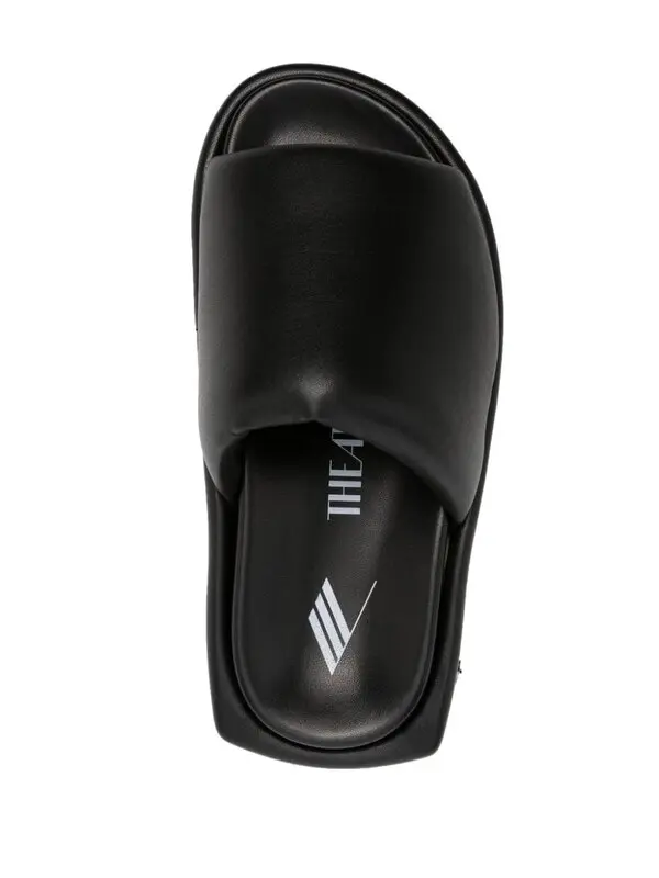 Attico Mia Platform Leather Slides