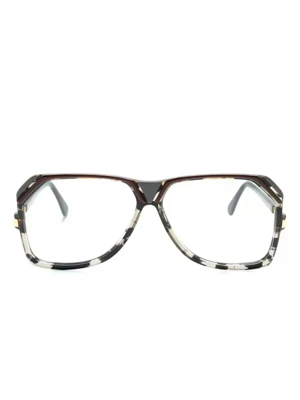 Cazal 186 Geometric-frame Glasses
