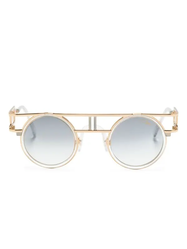 Cazal 6683 Round-frame Sunglasses - Gold