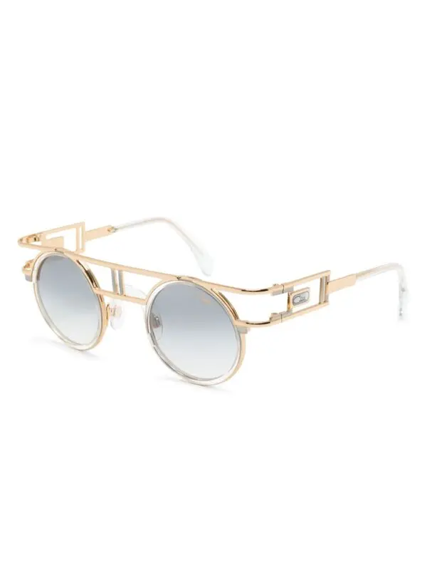 Cazal 6683 Round-frame Sunglasses - Gold