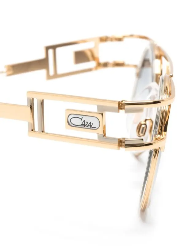 Cazal 6683 Round-frame Sunglasses - Gold
