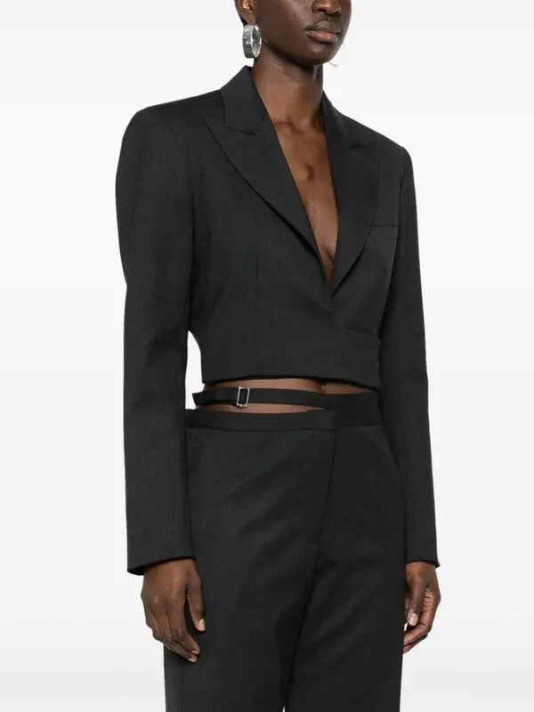 IRO PARIS Peak-lapel Cropped Blazer