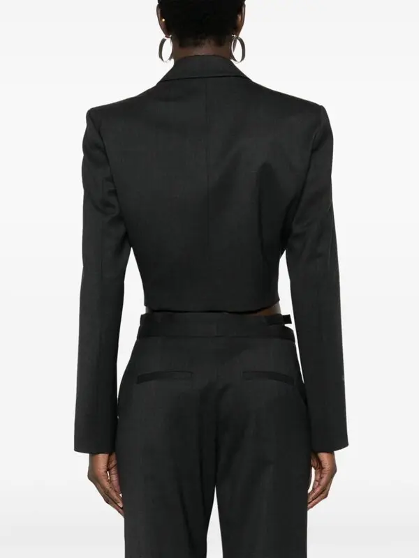 IRO PARIS Peak-lapel Cropped Blazer