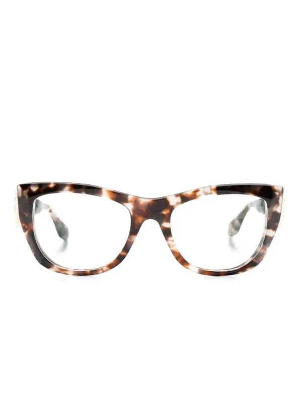 Dita Tortoiseshell Cat-eye Optical Glasses - Brown