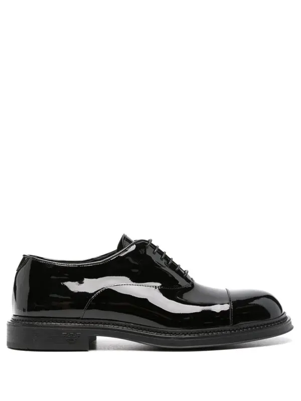 Emporio Armani Patent Leather Oxford Shoes
