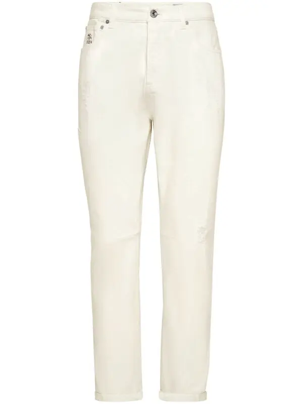 Brunello Cucinelli Mid-rise Straight-leg Jeans