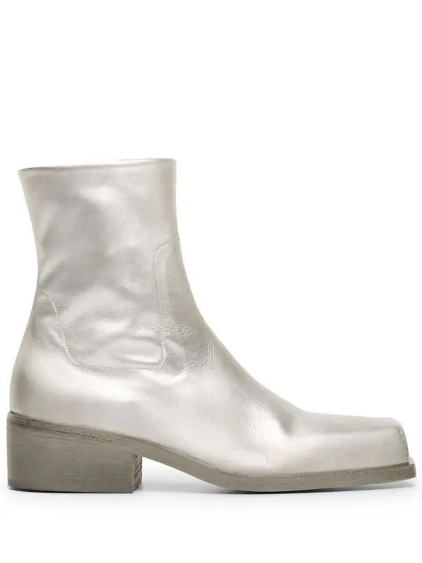 Marsèll 50mm Cassello Metallic Ankle Boots