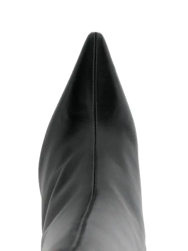 ALOHAS Leo 120mm Leather Ankle Boots