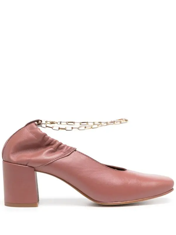 ALOHAS Agent Anklet Leather Pumps