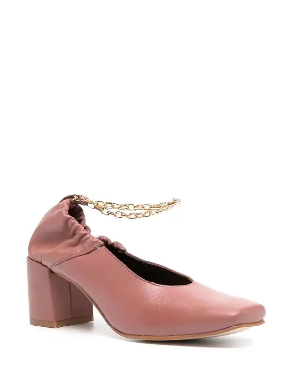 ALOHAS Agent Anklet Leather Pumps