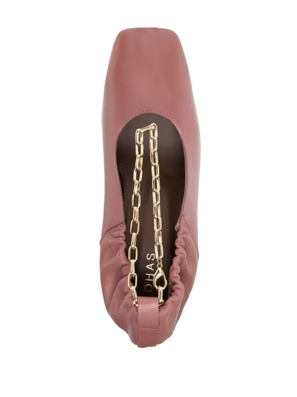 ALOHAS Agent Anklet Leather Pumps
