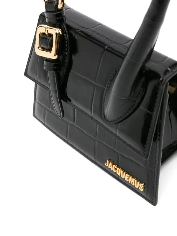 Jacquemus Medium Le Chiquito Tote Bag - Black