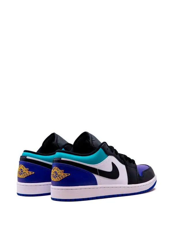 Jordan Air 1 Low Aqua Sneakers - Black | Editorialist