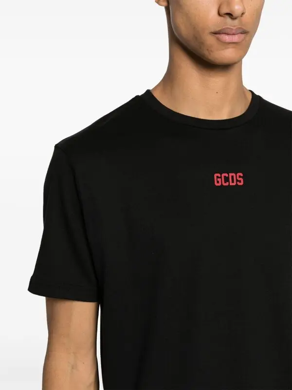 Gcds Logo-print T-shirt - Black