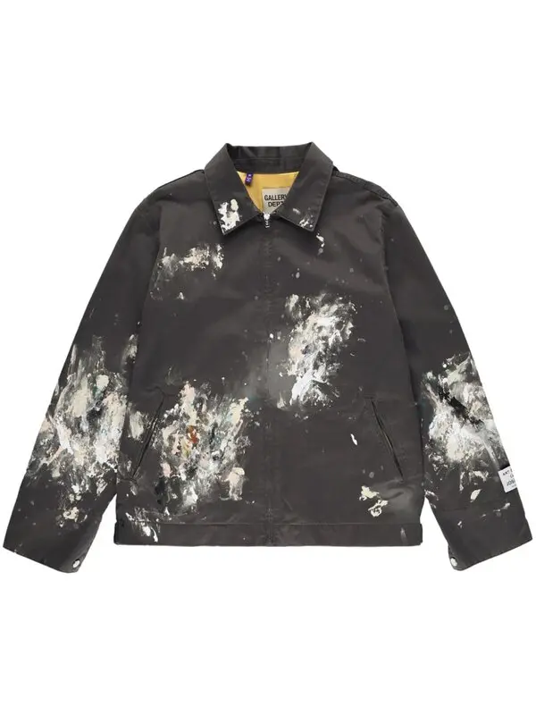 GALLERY DEPT. Montecito Paint Splatter-print Jacket - Black