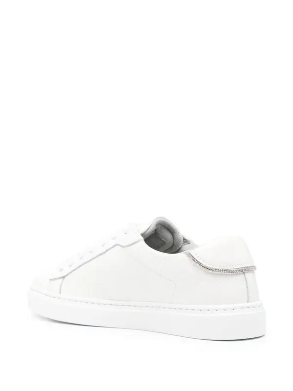 Fabiana Filippi Dalila Leather Sneakers - White