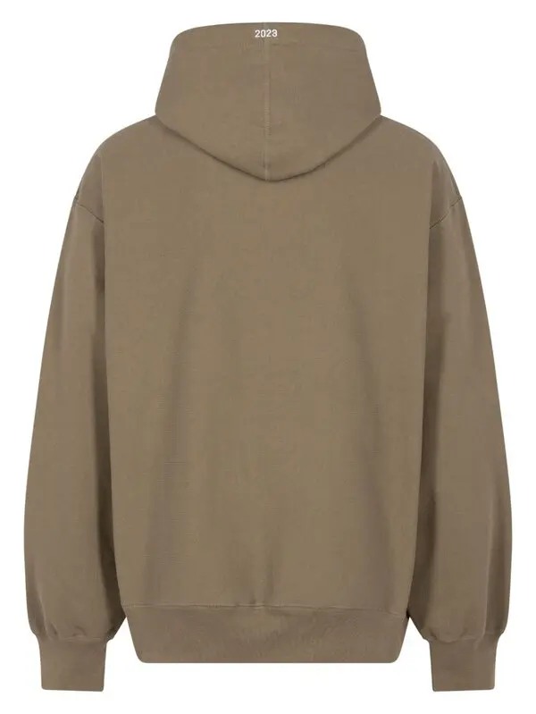 Supreme Box Logo Cotton Hoodie - Neutrals