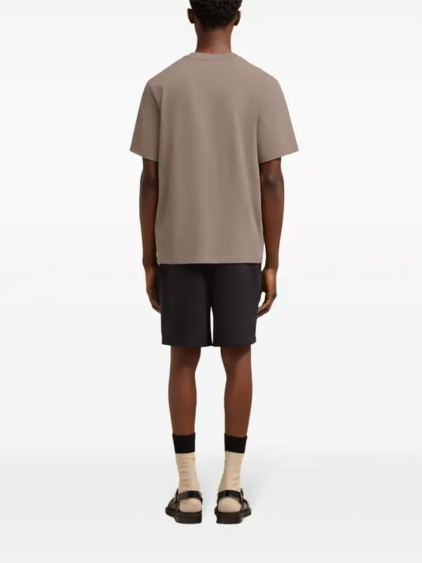 AMI Paris Logo-ebossed Cotton T-shirt