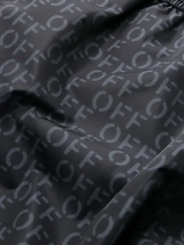 Off-White Monogram-print Swim Shorts