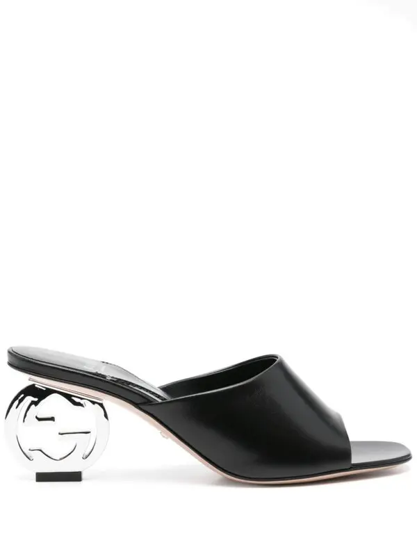 Gucci 70 Mm Interlocking G-heel Mules