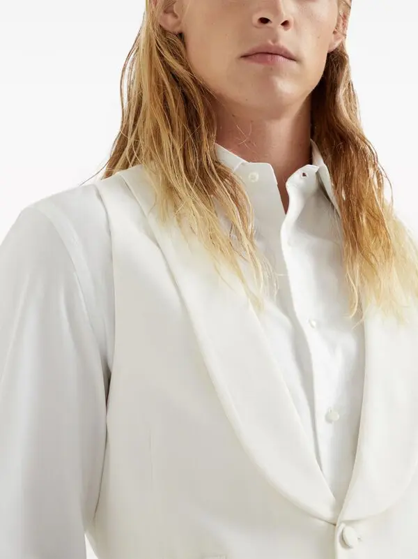 Brunello Cucinelli Shawl-lapels Silk Waistcoat